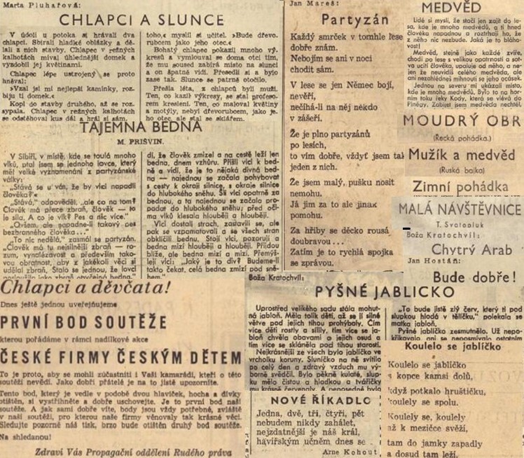 Rudé právo dětem – 1928, 1946, 1947, 1948 – STARÉ DĚTSKÉ ČASOPISY