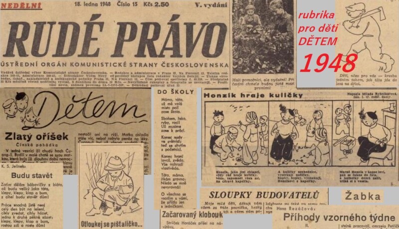 Rudé právo dětem – 1928, 1946, 1947, 1948 – STARÉ DĚTSKÉ ČASOPISY